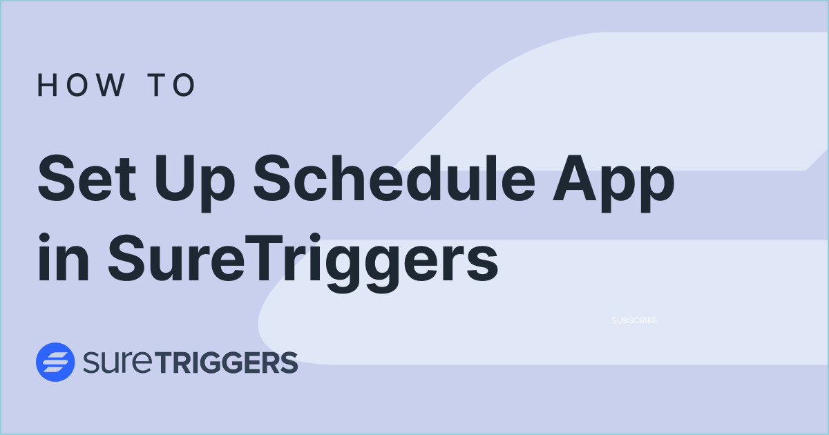 Using the Schedule App - OttoKit