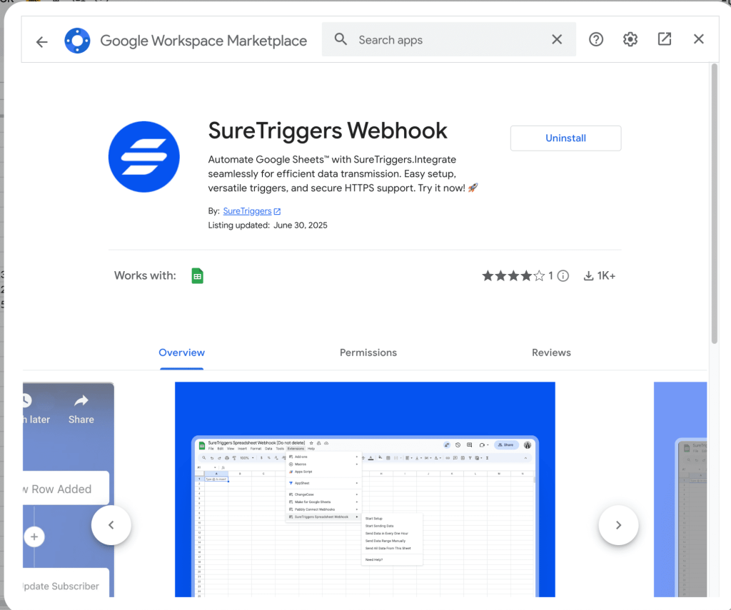 Using Google Sheets Trigger Ottokit