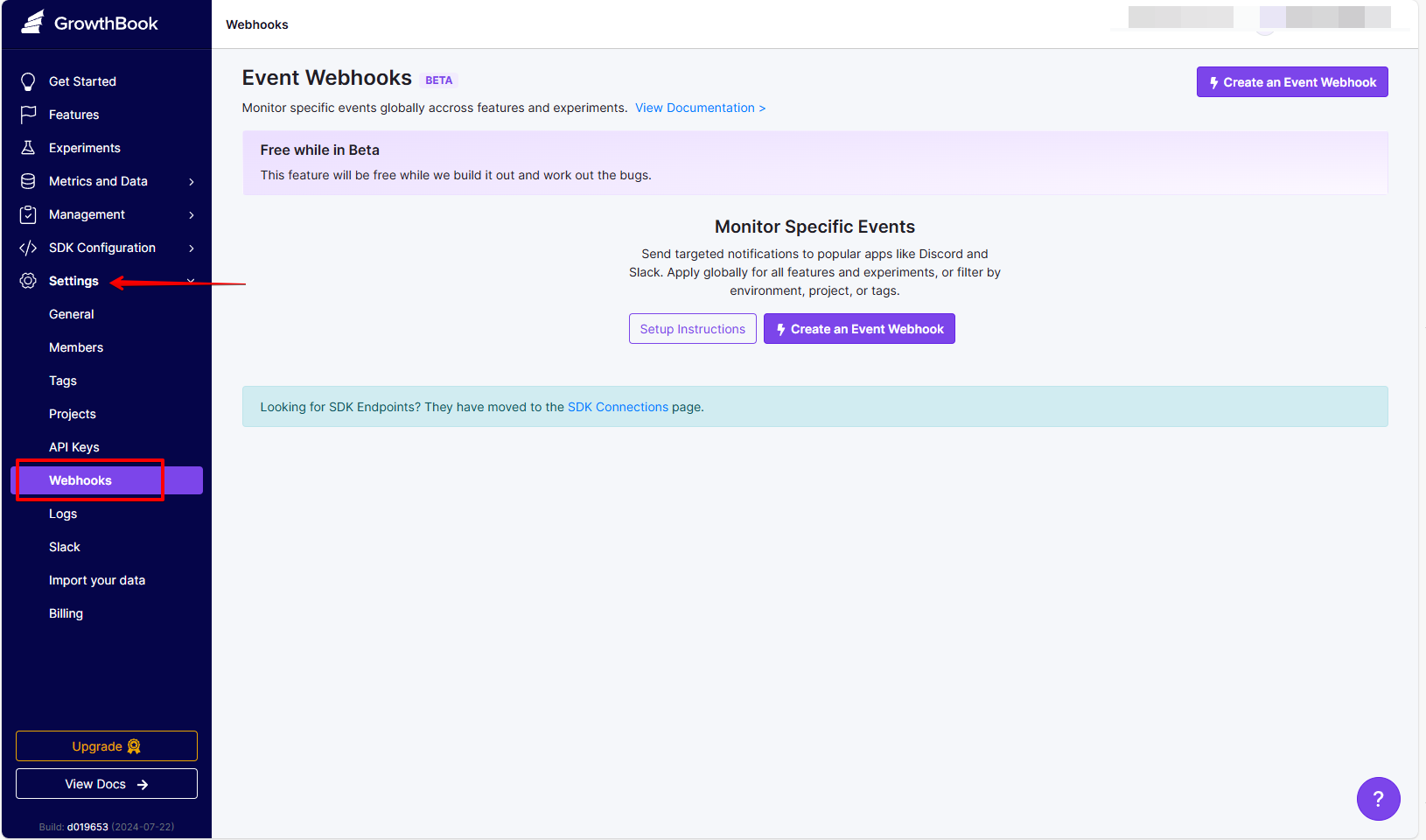 How to Set up Webhooks in GrowthBook - OttoKit
