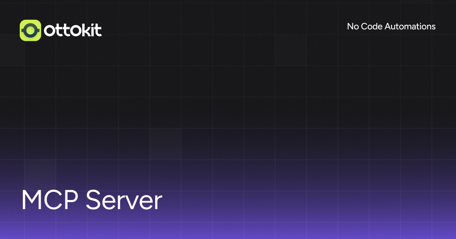 Build MCP Servers for 1,000+ Apps - OttoKit